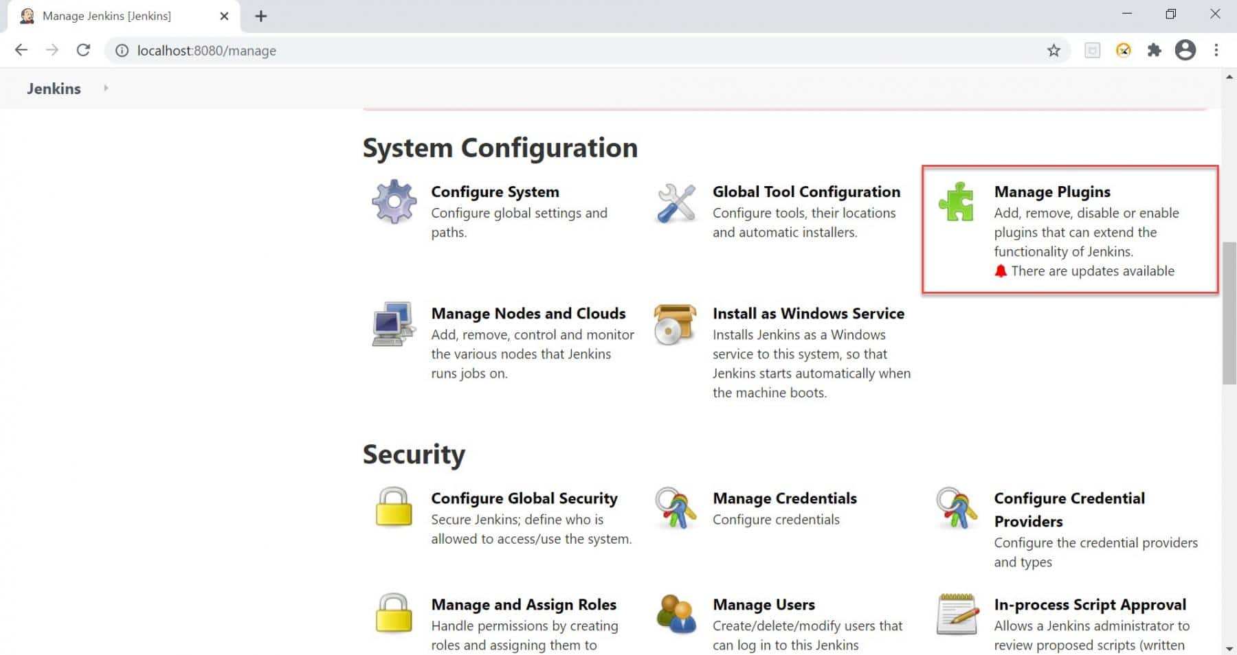 Jenkins Manage Plugins - How to manage, update & uninstall